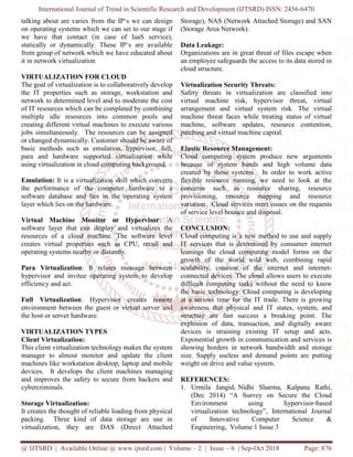 Virtualization in Cloud Computing | PDF