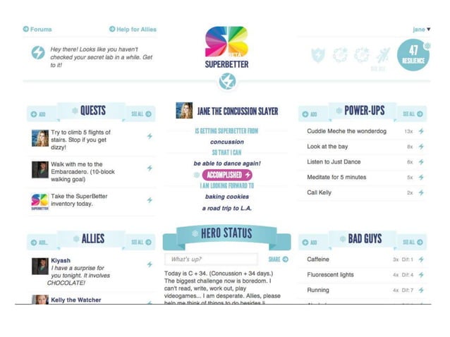 Superbetter - Gamification in healthcare - Manu Melwin Joy | PPT