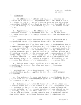 OPNAVINST 1420.1B (OFFICER PROGRAMS) | PDF