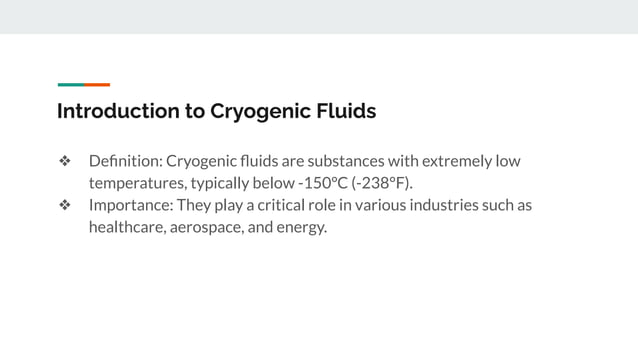 Important Properties of cryogenice Fluid | PDF | Physics | Science