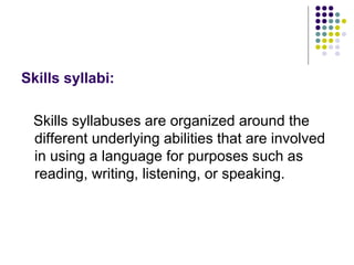 Syllabus Types | PPT