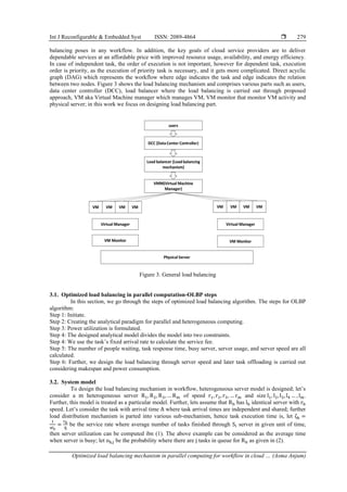 Optimized load balancing mechanism in parallel computing for workflow in cloud computing ...