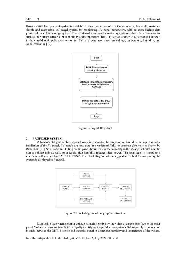 Internet of things based smart photovoltaic panel monitoring system | PDF