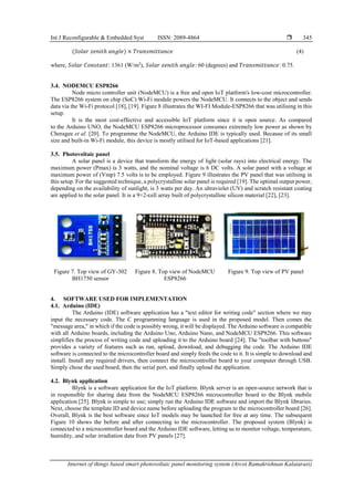 Internet of things based smart photovoltaic panel monitoring system | PDF
