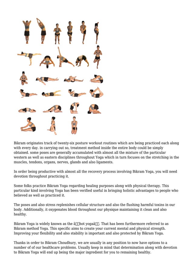 THINGS I'VE LEARNED IN BIKRAM YOGA | PDF