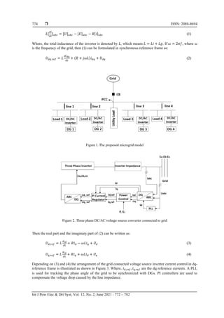 Detailed analysis of grid connected and islanded operation modes based on P/U and Q/f droop ...