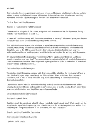 Depression | Buzzle.com