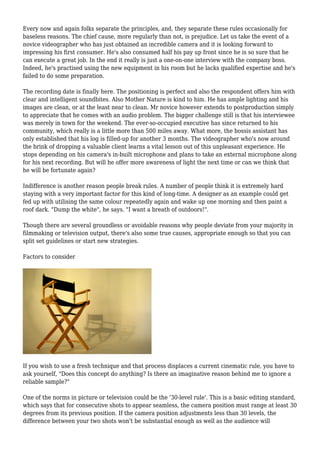 The-Art of Picture and Video Making - Guidelines or No-Rules? | PDF