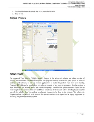 Intelligent vehicle using embedded system | PDF | Auto Safety ...