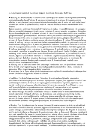 LE FORME DEL MOBBING | PDF