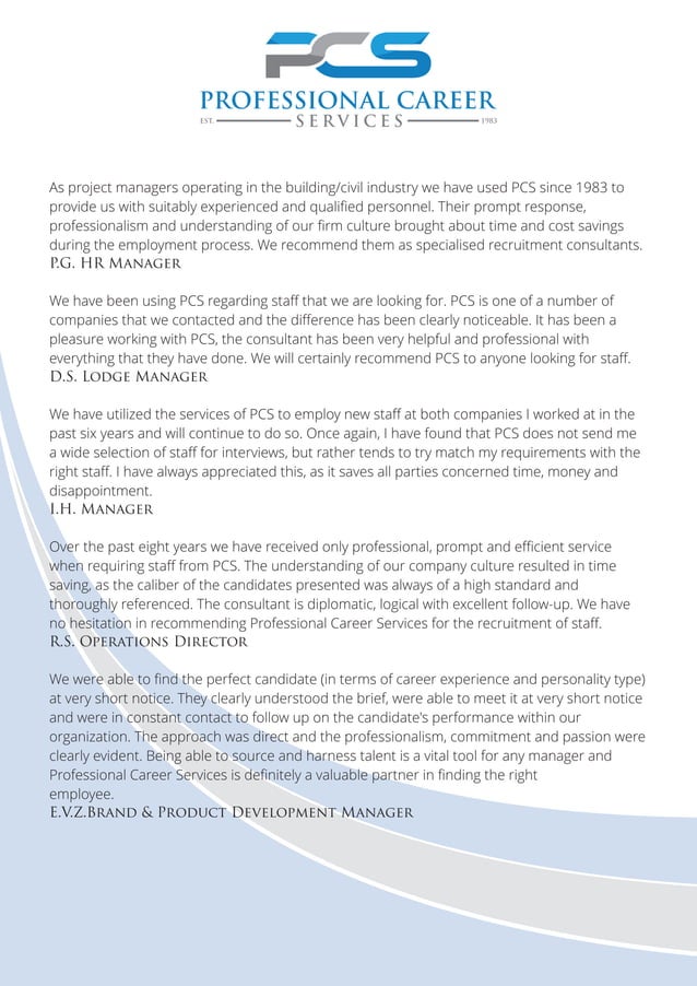 PCS Brochure - 2016 | PDF