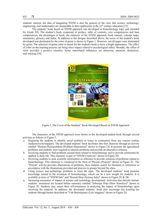 Developing STEM Based Student’s Book for Grade XII Biotechnology Topics ...