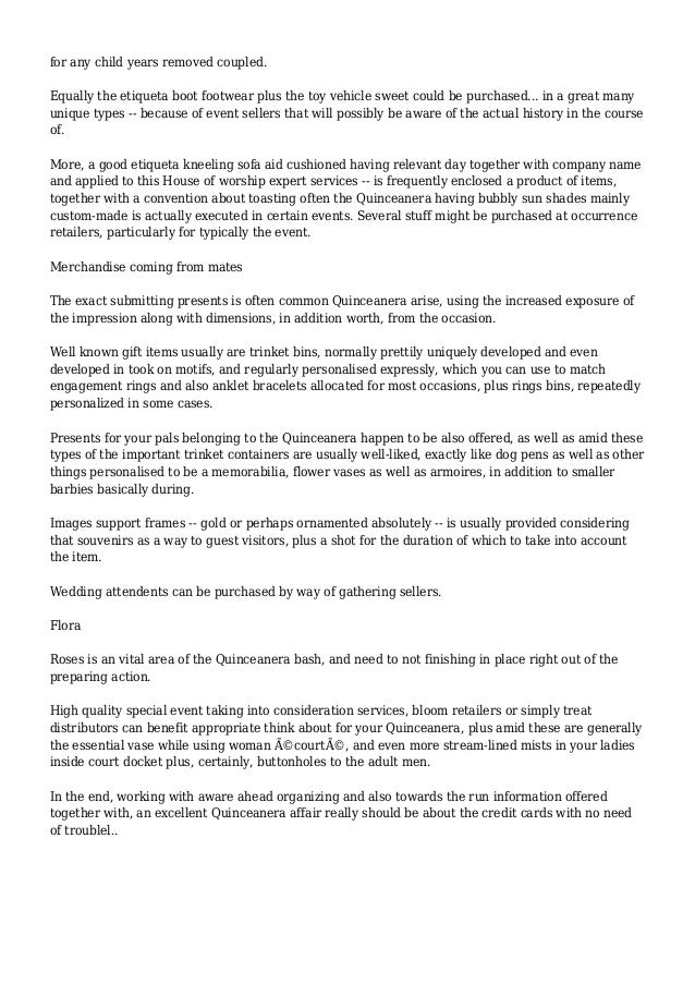 Arranging a Fabulous Quinceanera Celebration