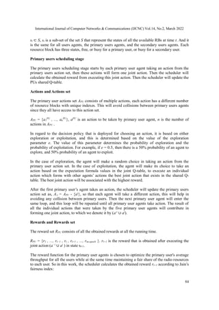 Cognitive Radio Resource Scheduling using Multi-Agent Q-Learning for LTE | PDF