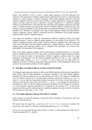 CONSTRUCTING NEW COLLECTIVE SIGNATURE SCHEMES BASE ON TWO HARD PROBLEMS FACTORING AND DISCRETE ...