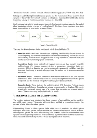FAILURE FREE CLOUD COMPUTING ARCHITECTURES | PDF