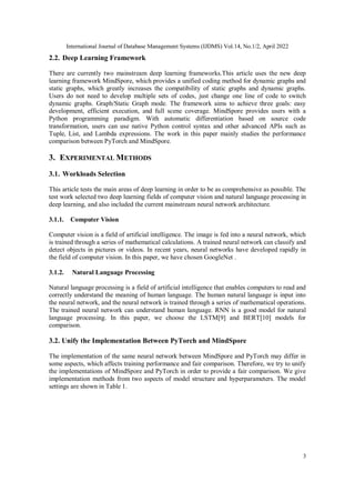 Performance Comparison between Pytorch and Mindspore | PDF