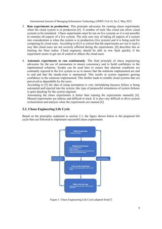 BUILDING RELIABLE CLOUD SYSTEMS THROUGH CHAOS ENGINEERING | PDF