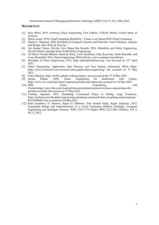 BUILDING RELIABLE CLOUD SYSTEMS THROUGH CHAOS ENGINEERING | PDF