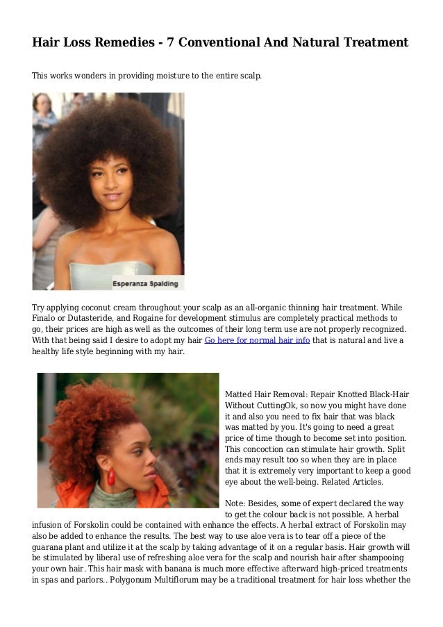 Hair Loss Remedies 7 Conventional And Natural Treatment