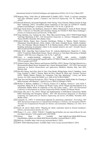 DEVELOPMENT OF AN INTELLIGENT VITAL SIGN MONITORING ROBOT SYSTEM | PDF