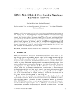 EDGE-Net: Efficient Deep-learning Gradients Extraction Network | PDF