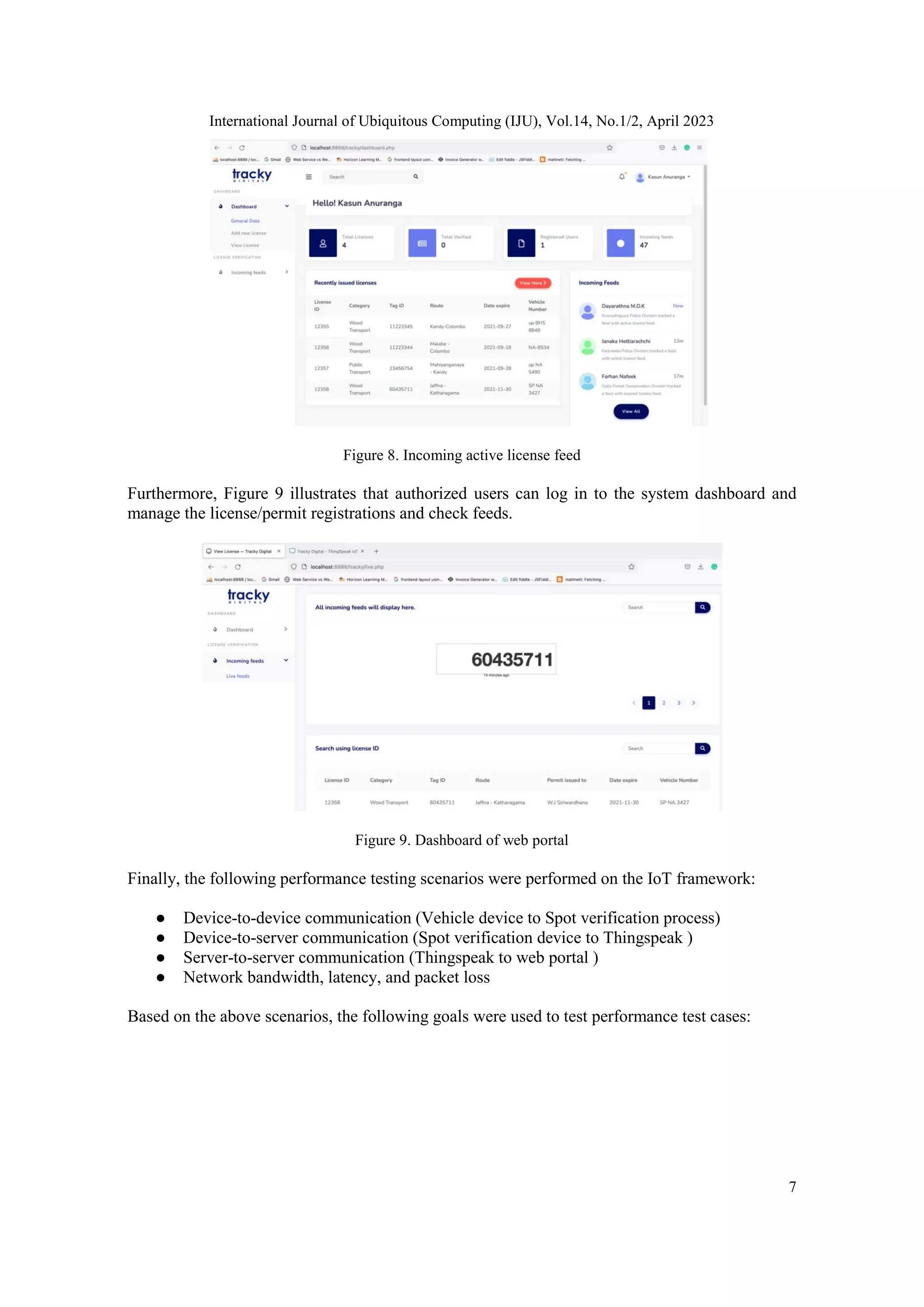 AN INTERNET OF THINGS BASED VEHICLE PERMIT VERIFICATION SYSTEM WITH ...