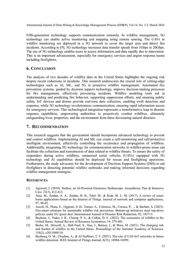 Proactive Wildfire Detection And Management Using Ai Ml And 5g