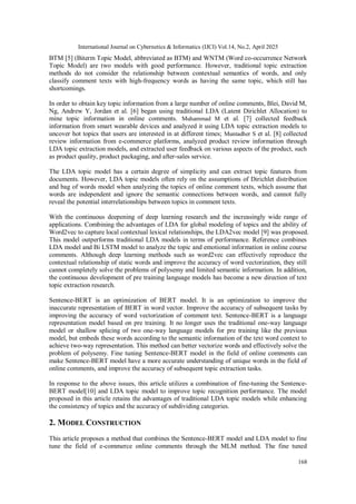 Topic Mining based on Fine-Tuningsentence-BERT and LDA | PDF