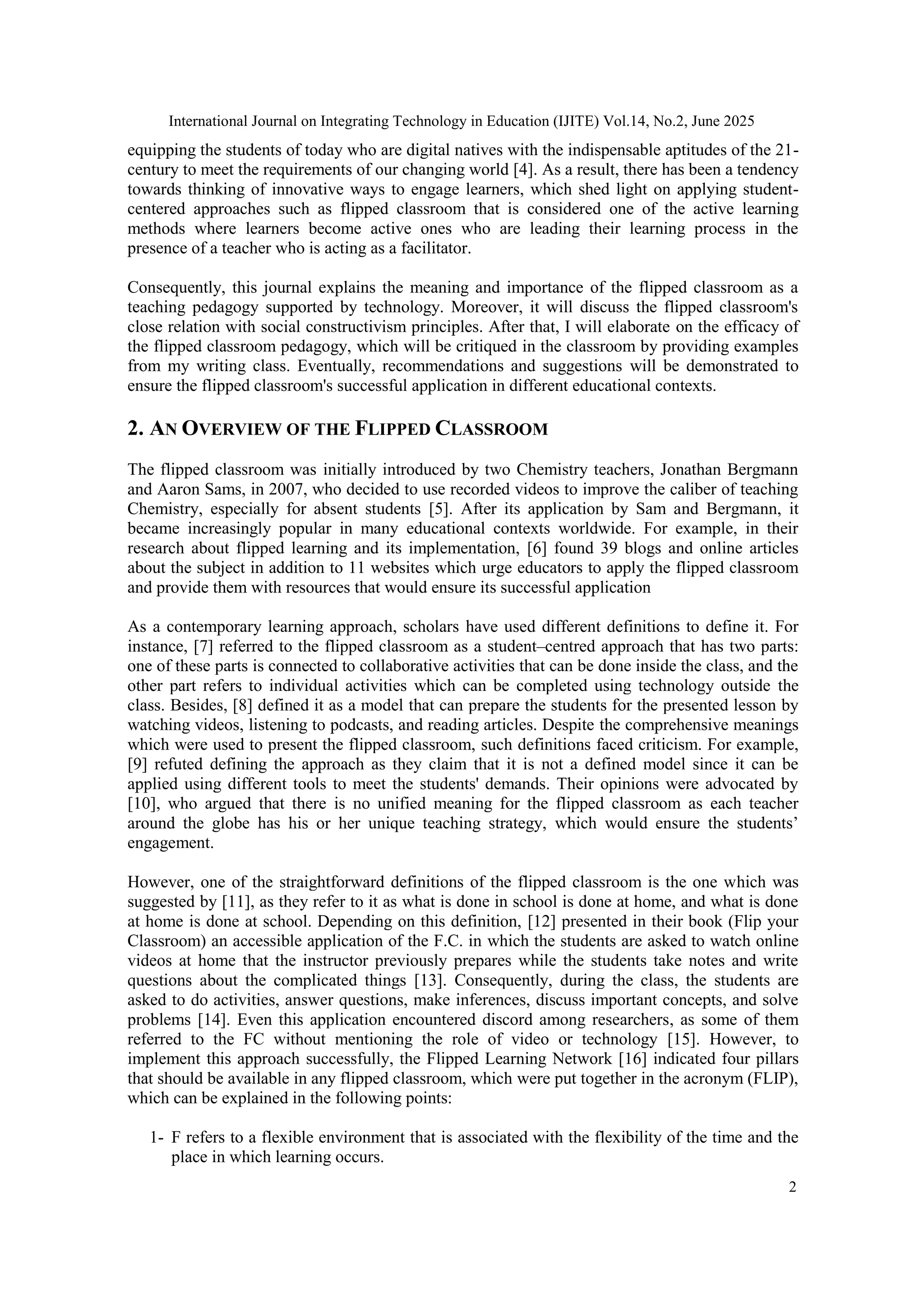 Flipped Classroom: A Contemporary Vygotskian Approach in the Era of ...