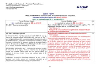 Tabel comparativ OG 4/2015 | PPT
