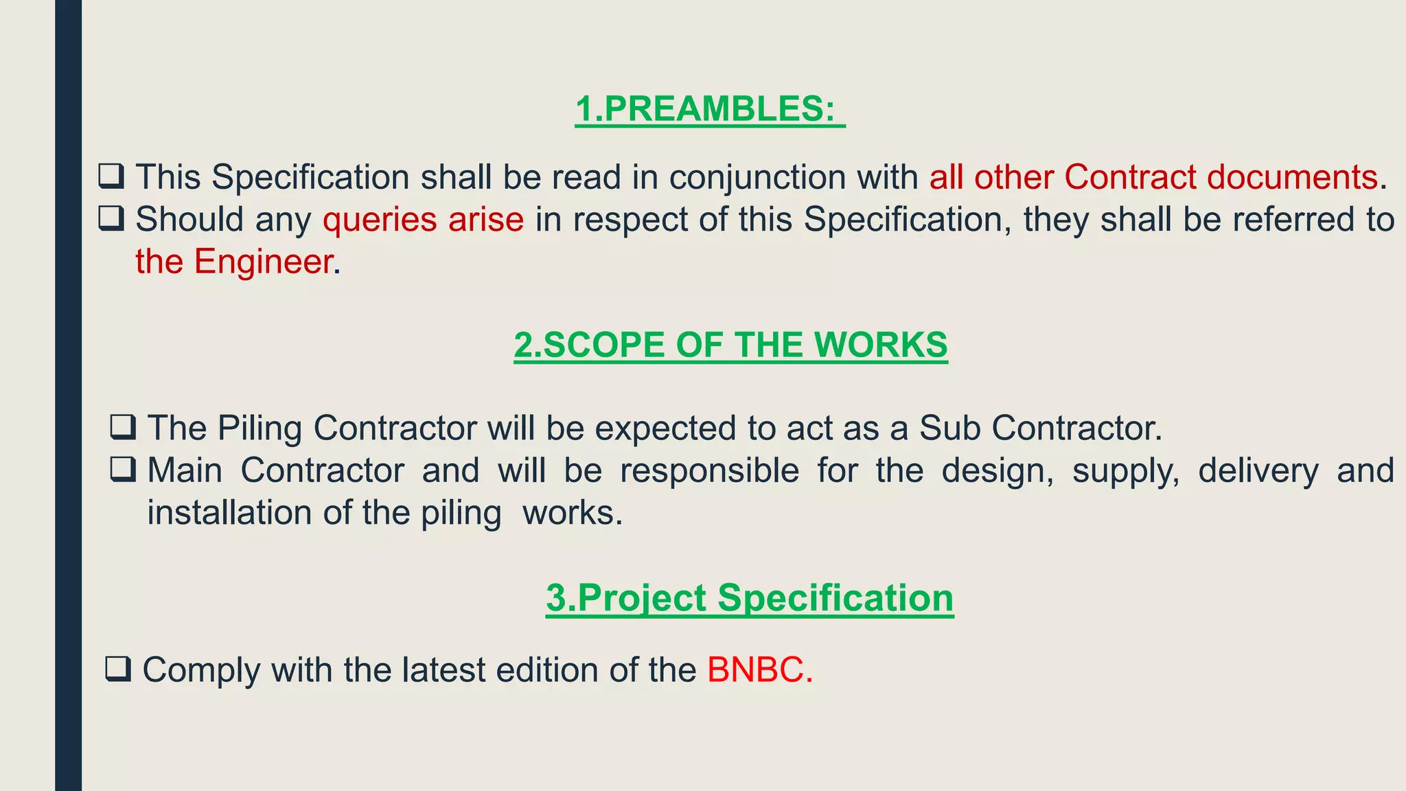 Method Statement of precast pilie and its risk assessment | PPTX