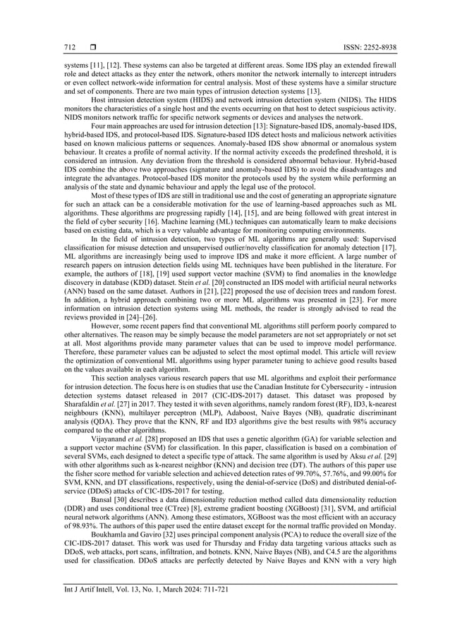 Machine Learning Based Intrusion Detection System For Detecting Web Attacks Pdf