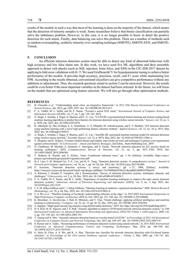 Machine Learning Based Intrusion Detection System For Detecting Web Attacks Pdf Information