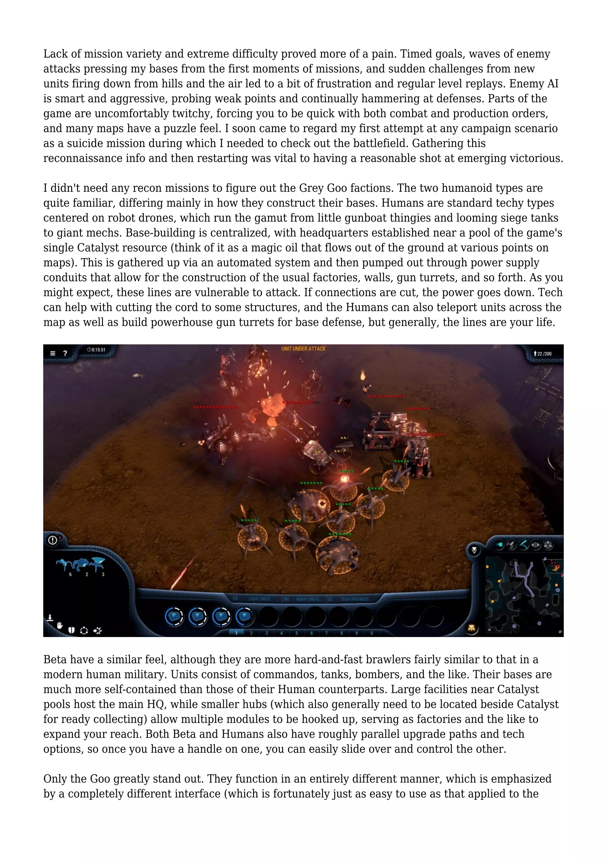 Grey Goo Review | PDF