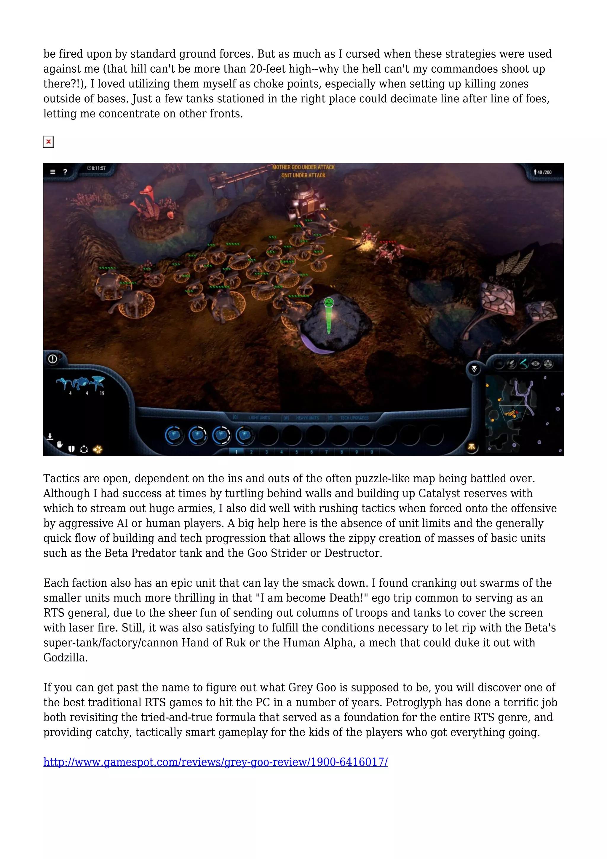 Grey Goo Review | PDF