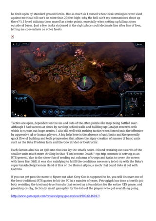 Grey Goo Review | PDF