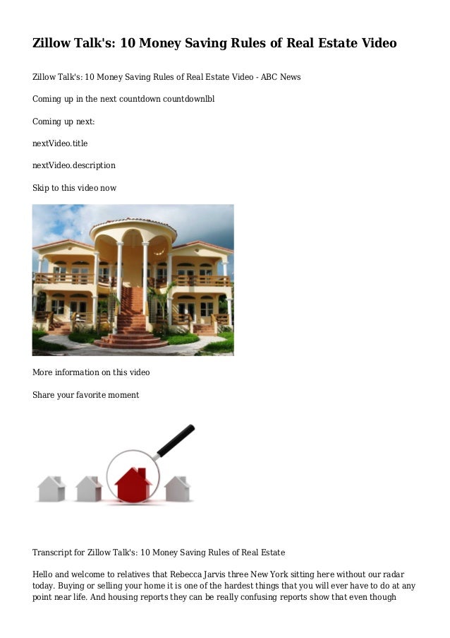 zillow-talk-s-10-money-saving-rules-of-real-estate-video