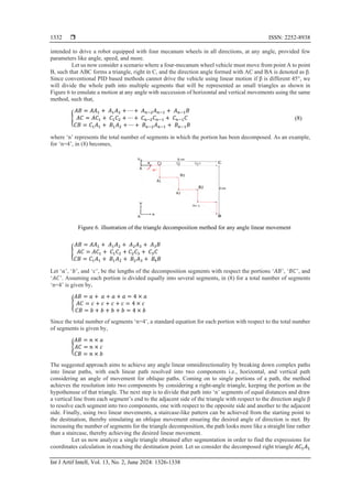 A triangle decomposition method for the mobility control of mecanum ...