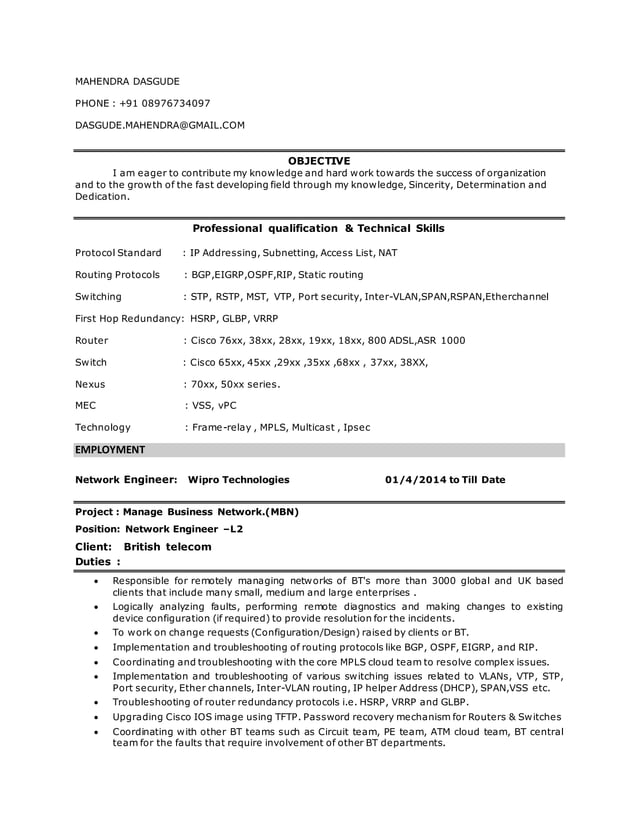 Resume_Mahendra | PDF