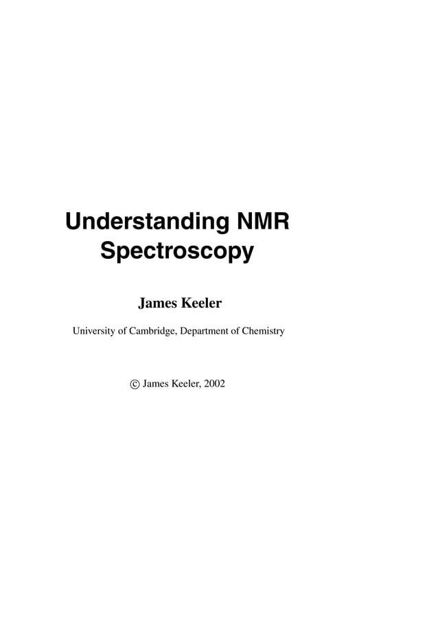 understanding-nmr-spectroscopy | PDF