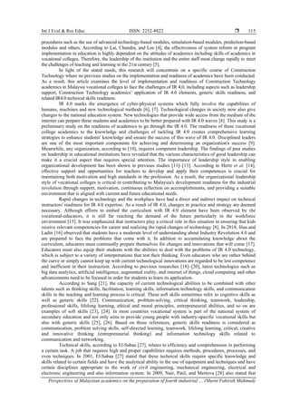 Perspectives of Malaysian academics on the preparation of fourth ...