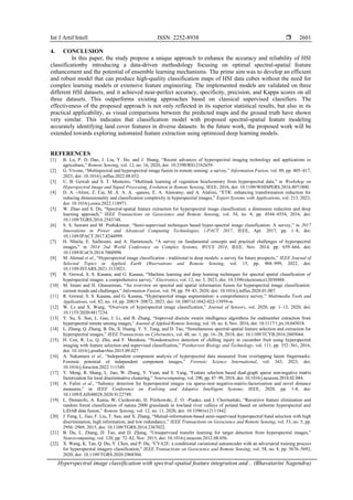 Hyperspectral image classification with spectral-spatial feature integration and ensemble ...