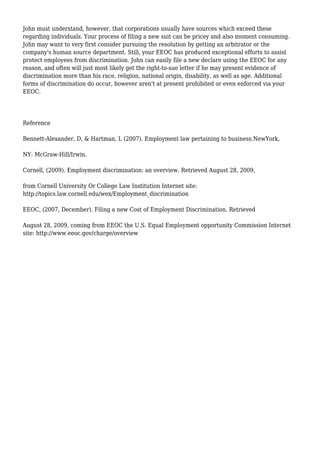 Civil Litigation Process for Discrimination Complaints | PDF