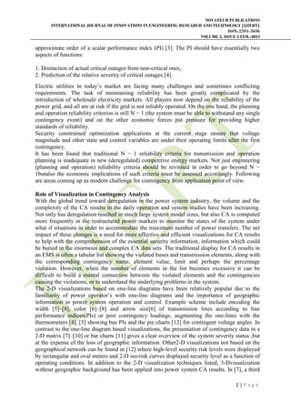 LATEST TRENDS IN CONTINGENCY ANALYSIS OF POWER SYSTEM | PDF