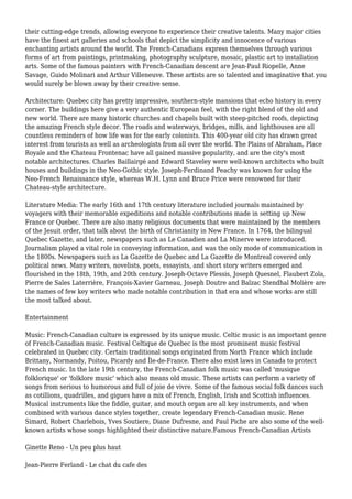 French-Canadian Culture | PDF