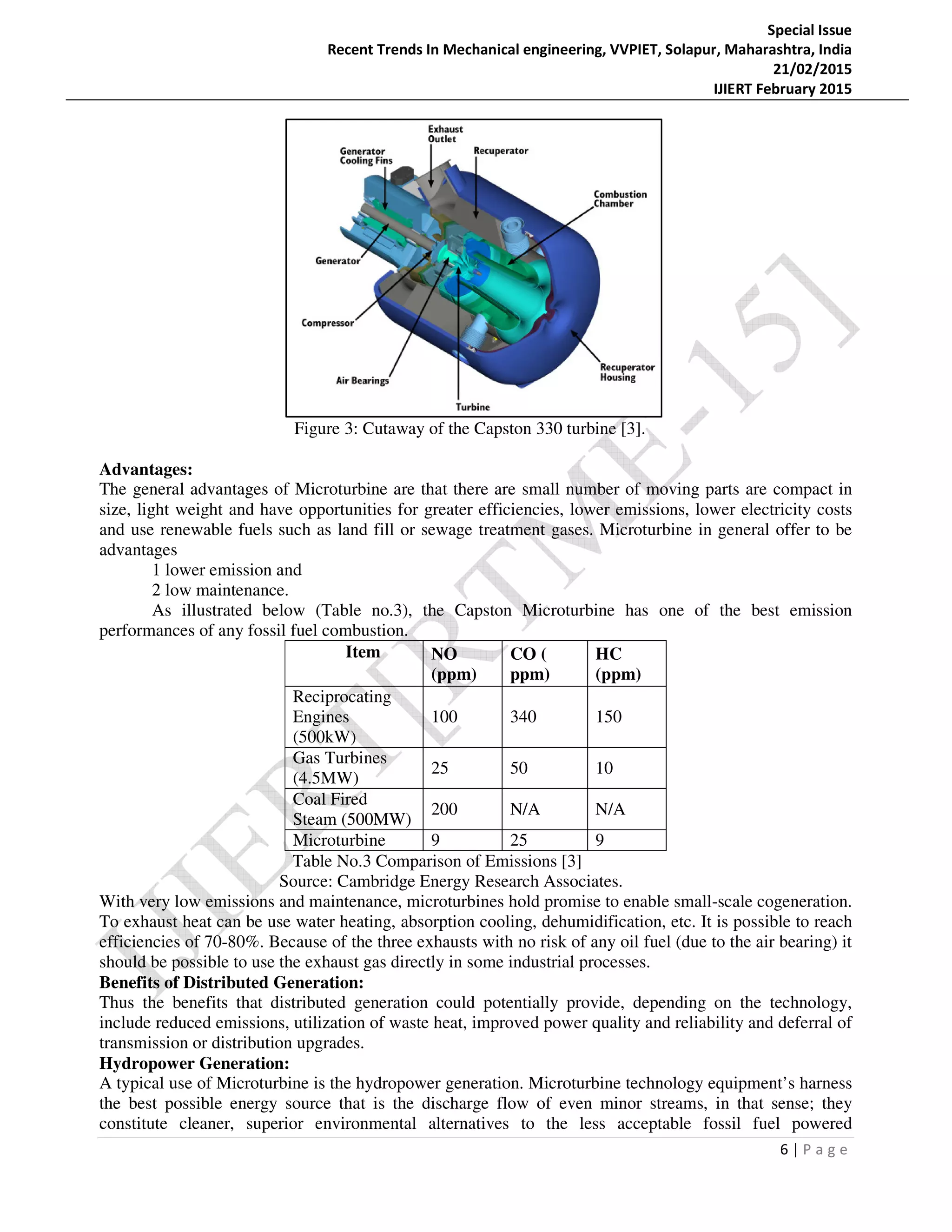 Principles and Working of Microturbine | PDF