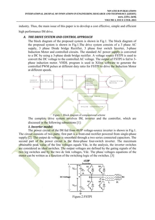 Simulation Of A 4-Switch,3-Phase Inverter Fed Induction Motor (IM ...