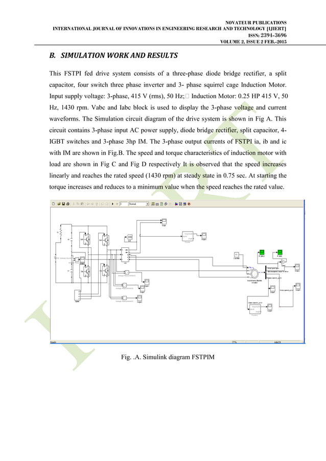 Simulation Of A 4-Switch,3-Phase Inverter Fed Induction Motor (IM) Drive System | PDF