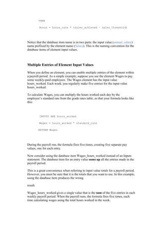 142500146 using-oracle-fast formula-for-payroll-calculations | PDF